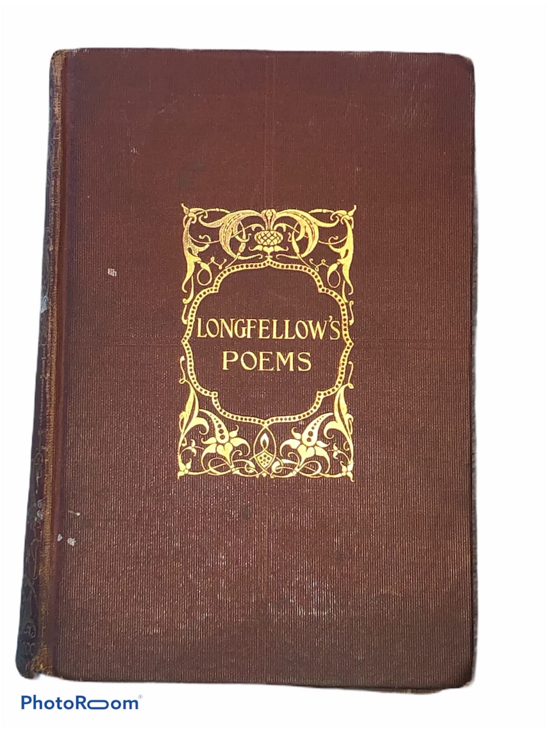 Antique 1901 Longfellows Poems New York Crowell & Co 2nd Edition Red ...