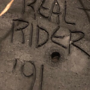 Vintage 1991 Austin REAL RIDER Pawnee Sioux Native American Raku Clay ...