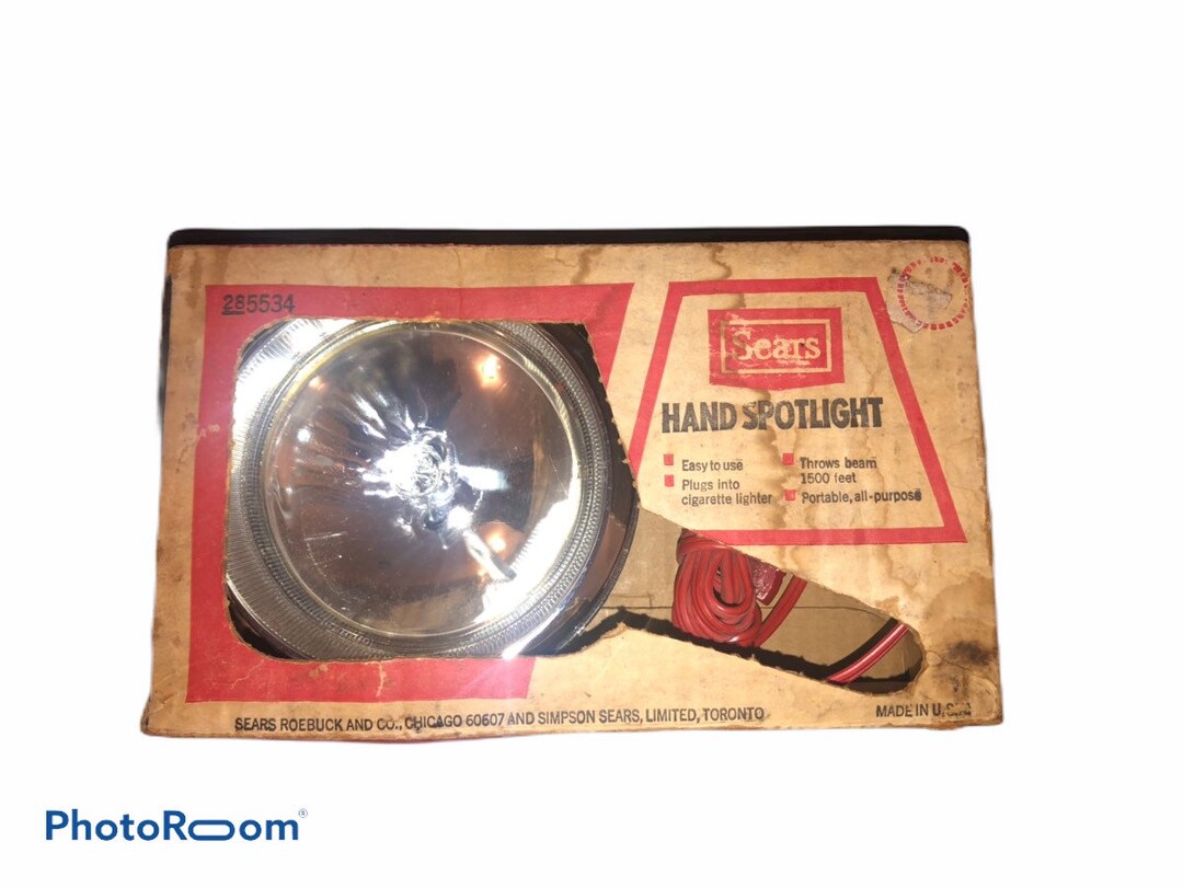 Vintage 70’s General Electric GE Sears Hand Spotlight Light With ...