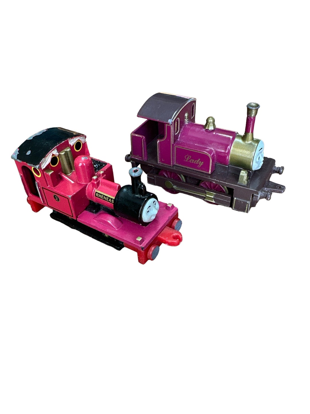 Vintage 1996/2000 Ertl Thomas the Train Lady & Rheneas Die Cast Engine ...