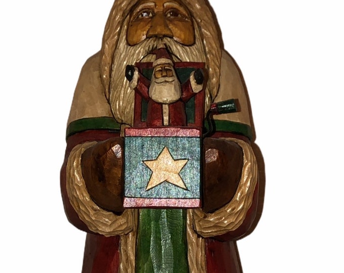 Vintage 2005 Al Longo Hand Carved Whittled Painted Finished Rare 14 ...