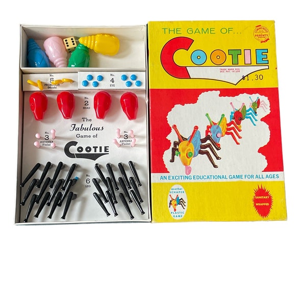 Vintage Cootie Game - Etsy