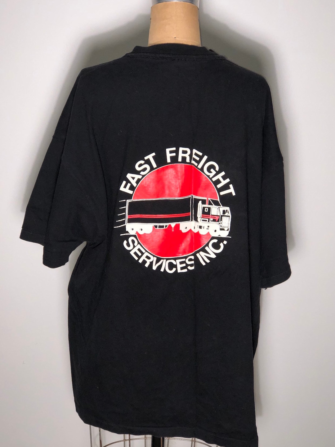 Vintage 90’s Hanes Beefy T Shirt Fast Freight Trucking Services Inc ...