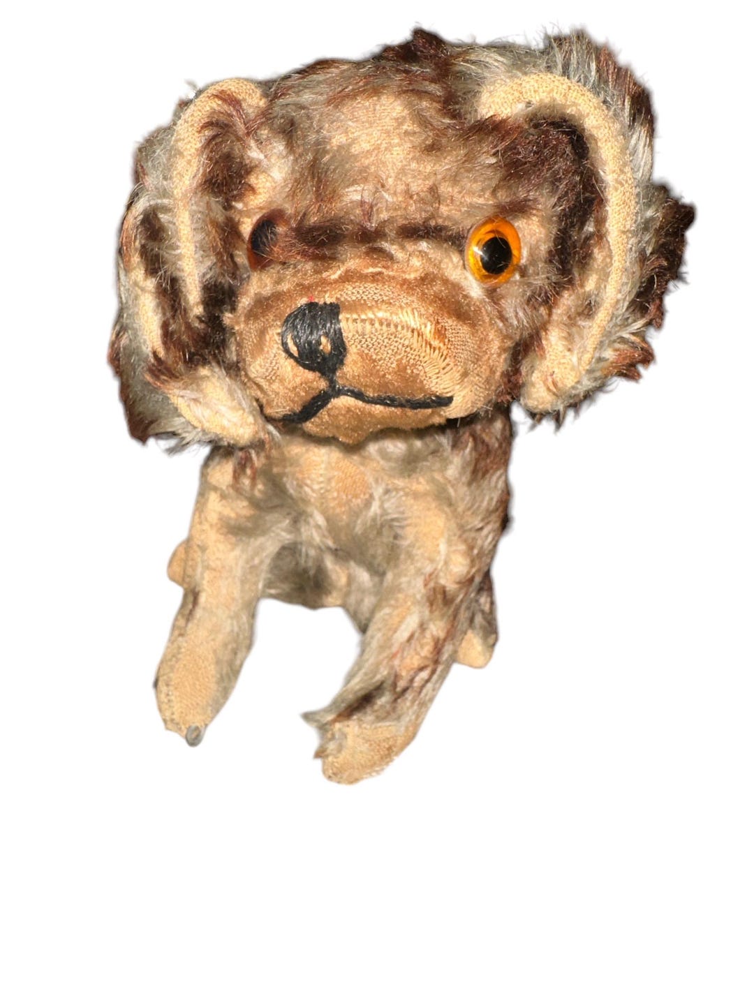 Vintage 40’s Steiff Cocker Spaniel Sitting Dog Puppy Plush Stuffed ...