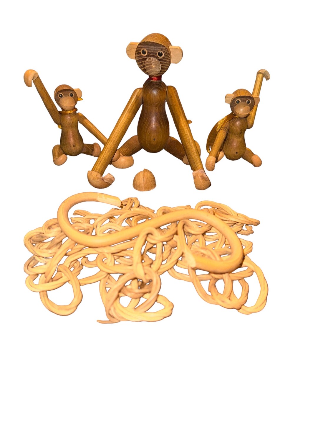 Vintage 60’s Zoo Line Japan Kay Bojesen Wood Carved Teak MCM Mid ...