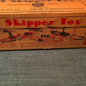Vintage 30’s RARE Skipper Toy Mfg Co Chicago IL 12” Long Claremont ...