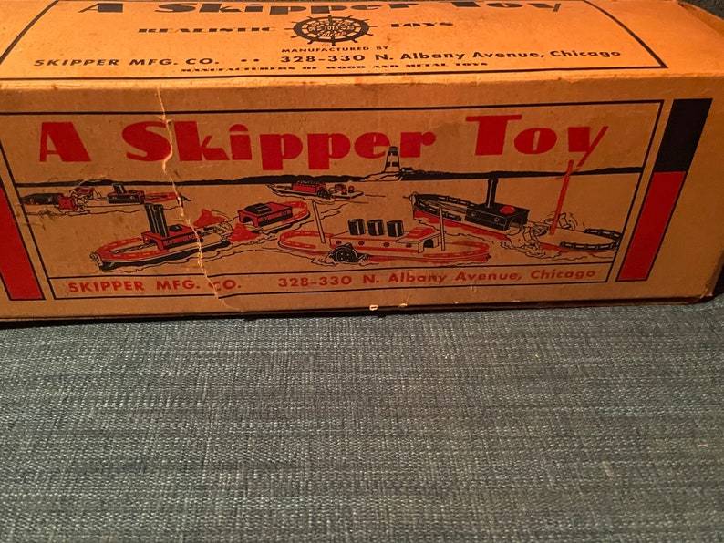 Vintage 30’s RARE Skipper Toy Mfg Co Chicago IL 12” Long Claremont ...