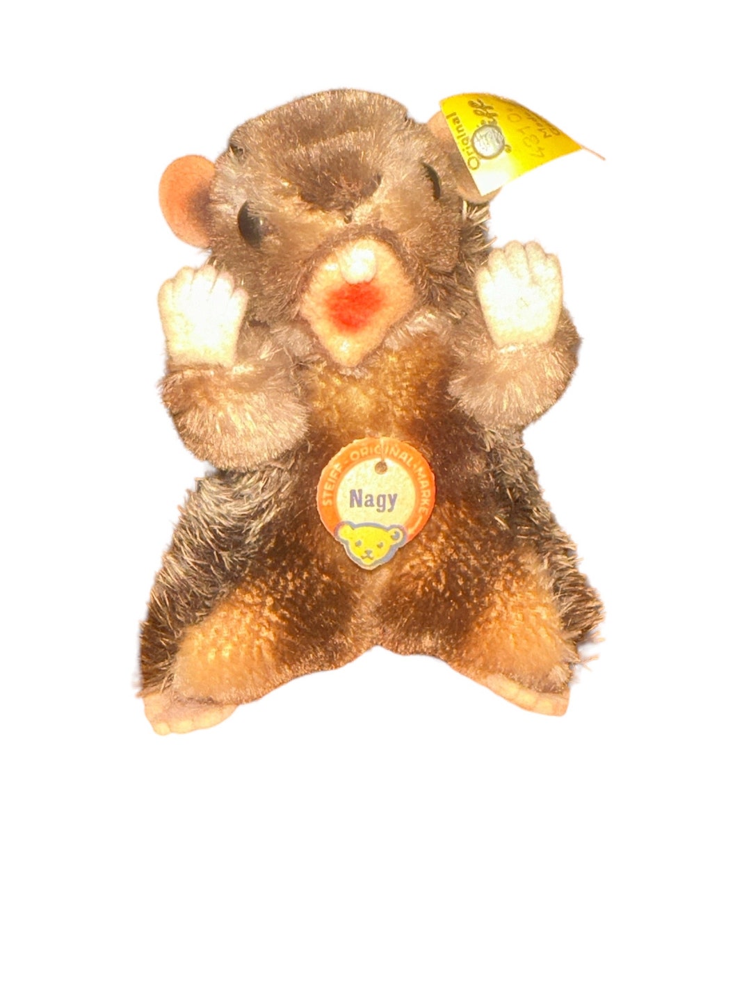 Vintage 50’s Steiff 4” Nagy the Begging Beaver Stuffed Plush Toy Teddy ...