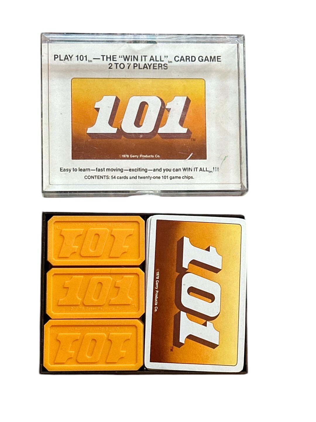 Vintage 1978 Play 101 Win It All Card Game in Original Box Complete ...