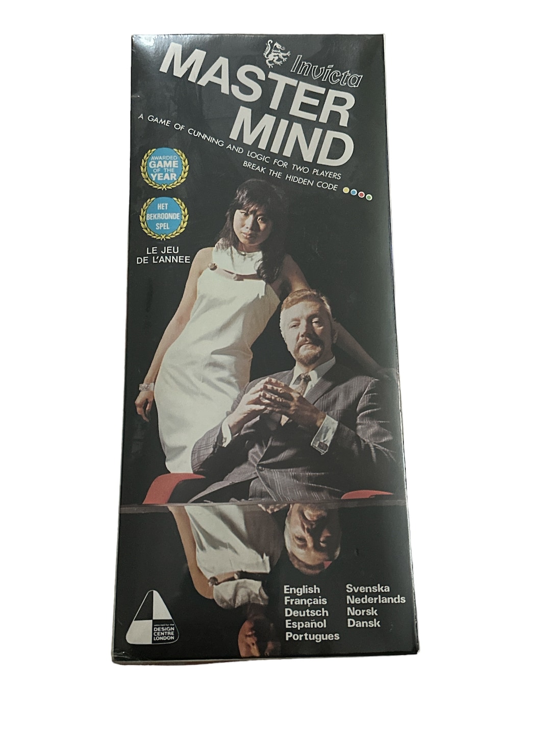 Vintage 1972 Invicta Master Mind Game Cunning and Logic 2 Players Break the Hidden Code Factory ...