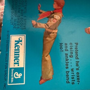 Vintage 1974 General Mills Kenner Boy Scout Steve in Official Uniform ...