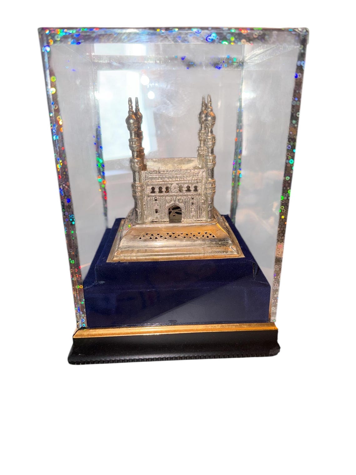 Vintage 90’s India Metal Silver Tin Souvenir Building Landmark Temple ...