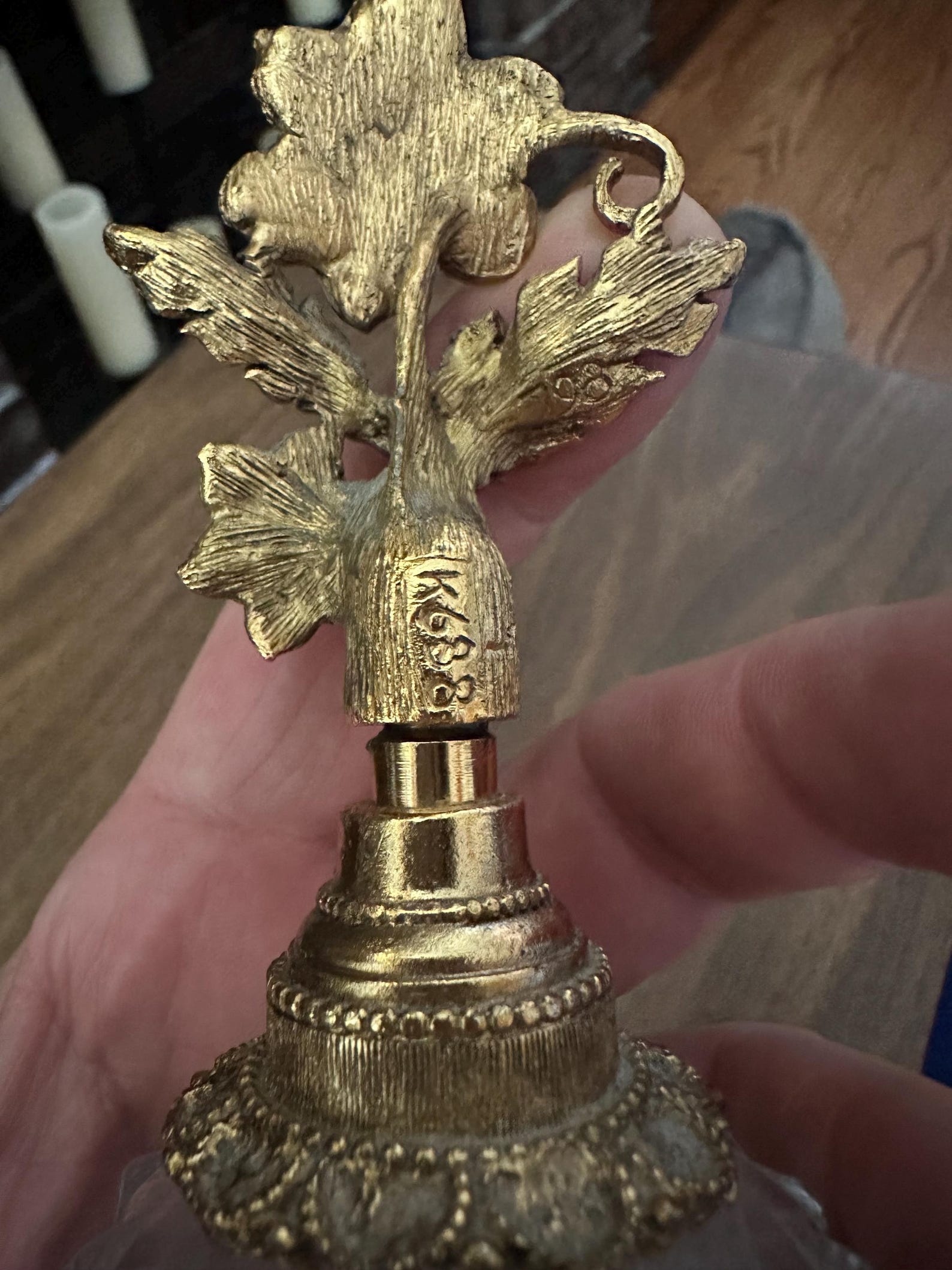 Vintage 50’s Matson Glass Ormolu Gold Gilt Hollywood Regency Glam 6 ...