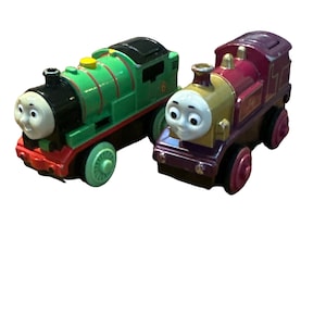 Vintage 2002 Thomas & Friends Percy Lady Diecast Battery Operated Train ...
