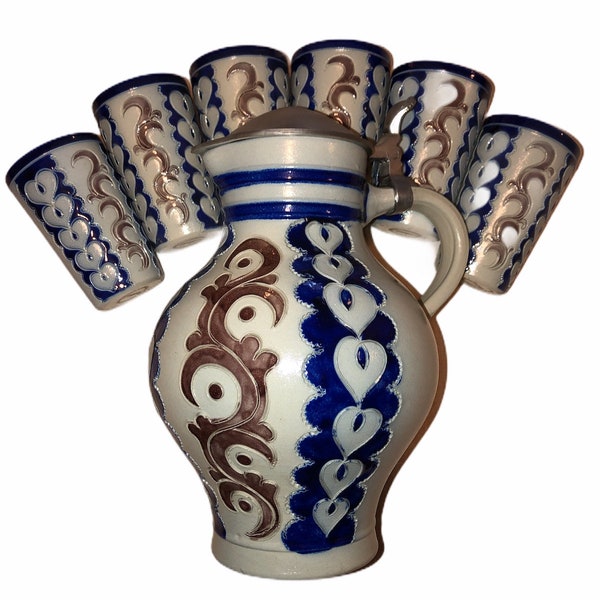 Vintage Beer Pitcher - Etsy