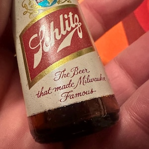 Vintage 1957 Schlitz Brewing Company Brewery Glass Salt & Pepper Beer ...