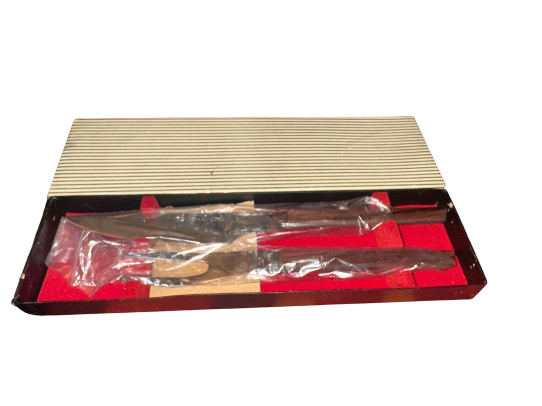 Vintage 50’s YAX Stainless Steel Wood Handle MCM Mid Century Modern ...