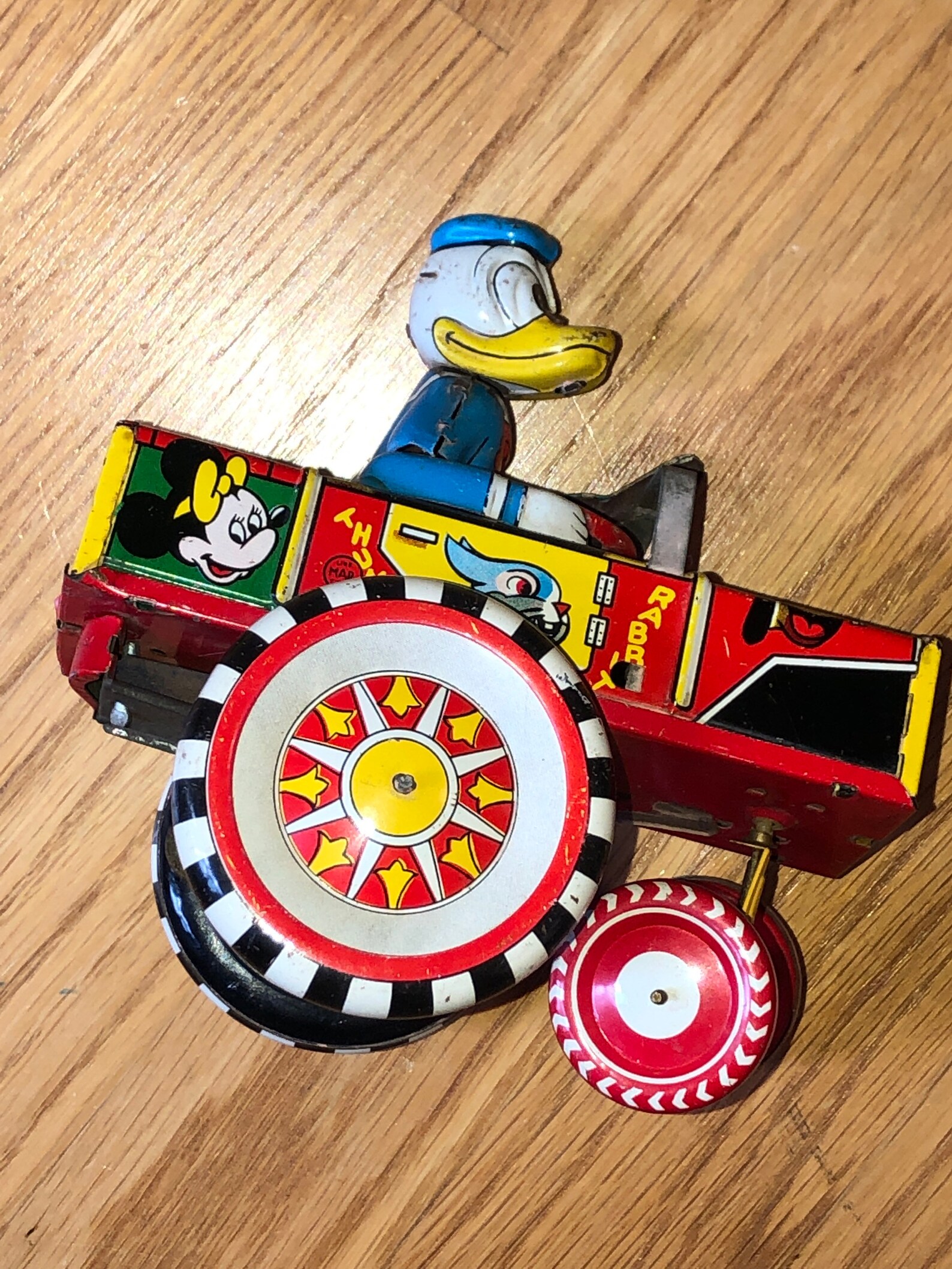 Vintage 50s Line MAR Japan Tin Litho Walt Disney Wind up - Etsy