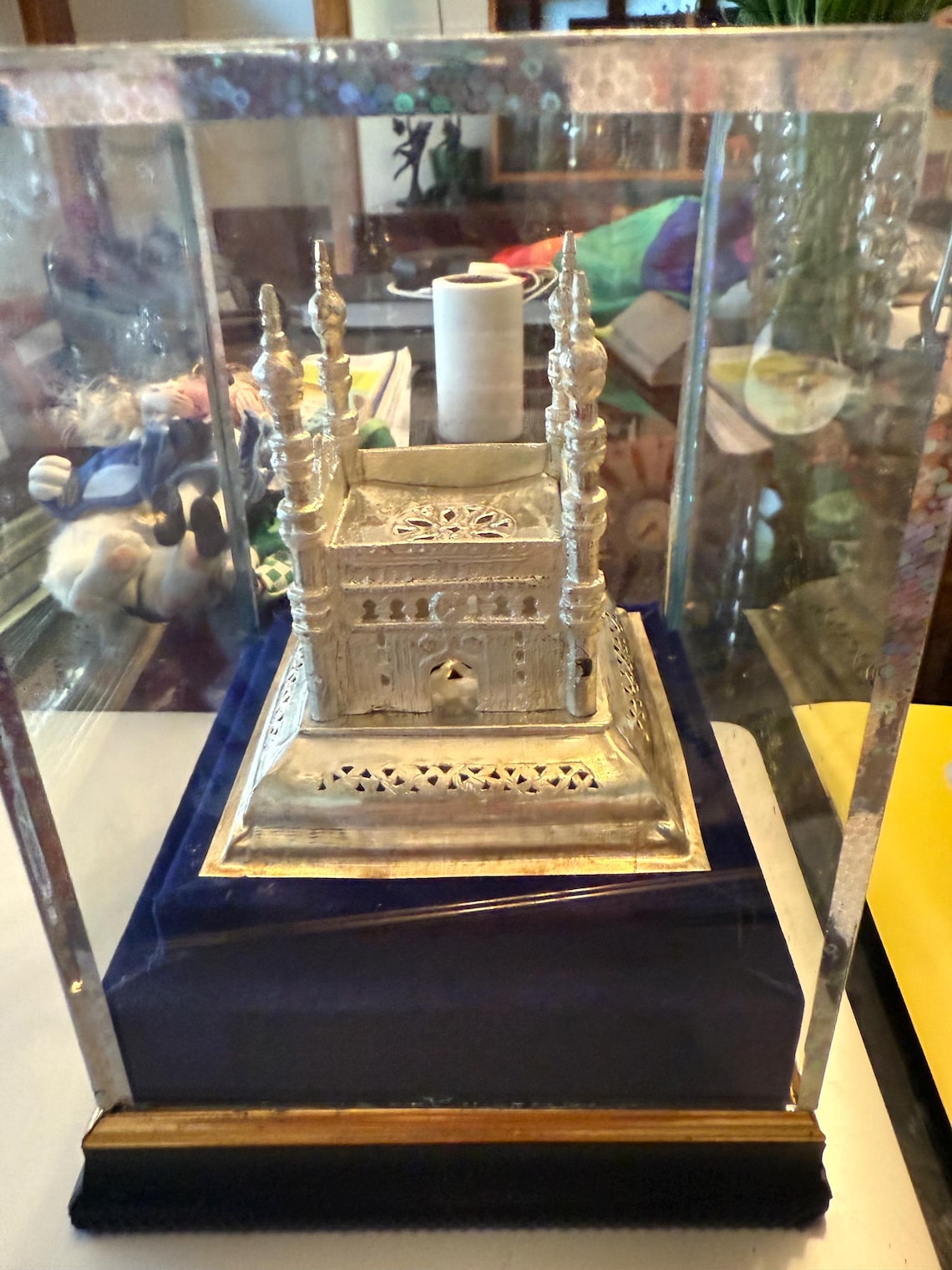 Vintage 90’s India Metal Silver Tin Souvenir Building Landmark Temple ...