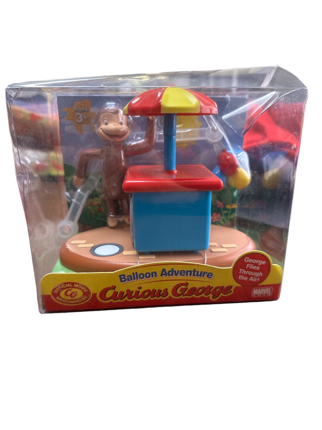 Vintage Curious George Marvel Toys Balloon Adventure Pretend Play ...