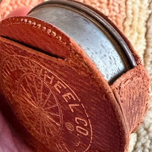 Vintage 10’s Mutual Wheel Moline IL Leather Case Silver Telescope ...
