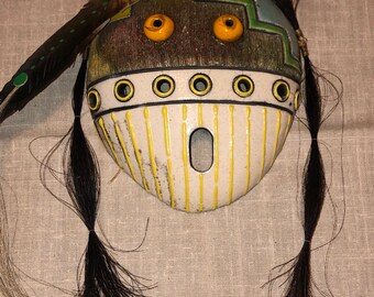 Native American Painted Mask - Etsy