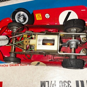 Vintage 1966 Monogram Ferrari 330 P/LM 1/32 Model Racing Slot Car Super ...