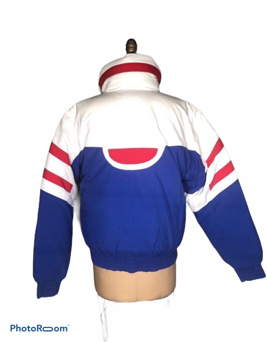 Vintage 80's Totally Rad Profile Down Feather Ski Winter Jacket Front ...