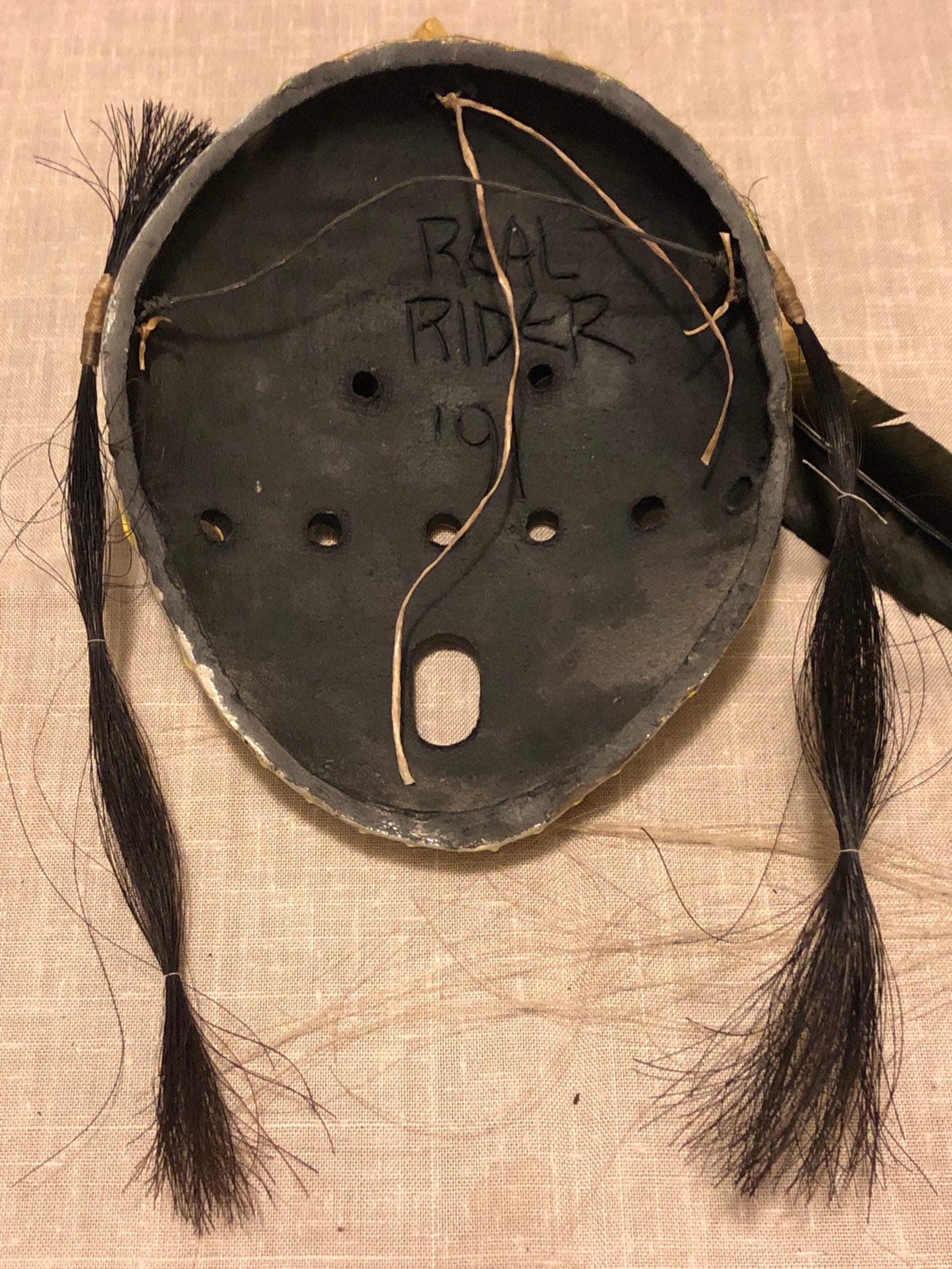 Vintage 1991 Austin REAL RIDER Pawnee Sioux Native American Raku Clay ...