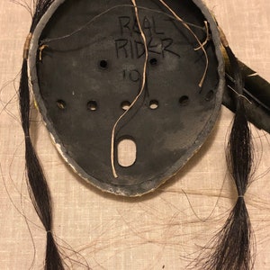 Vintage 1991 Austin REAL RIDER Pawnee Sioux Native American Raku Clay ...