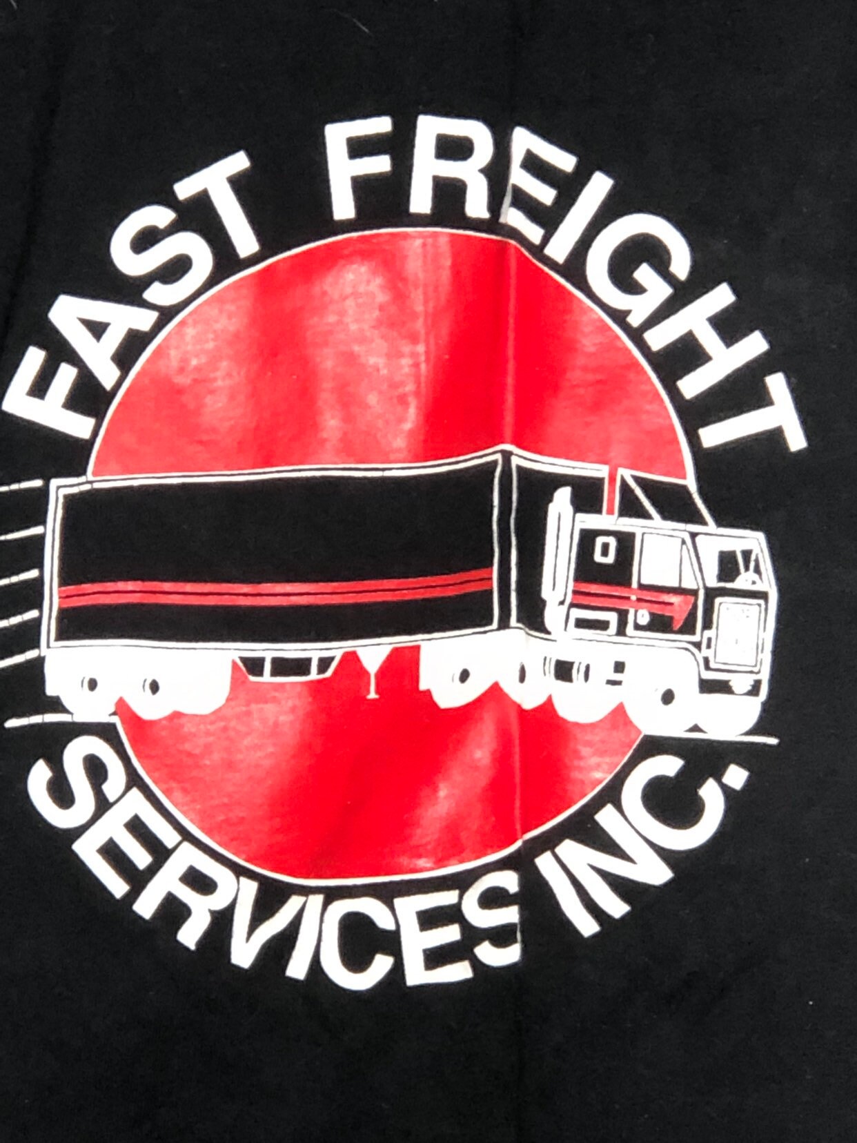 Vintage 90’s Hanes Beefy T Shirt Fast Freight Trucking Services Inc ...