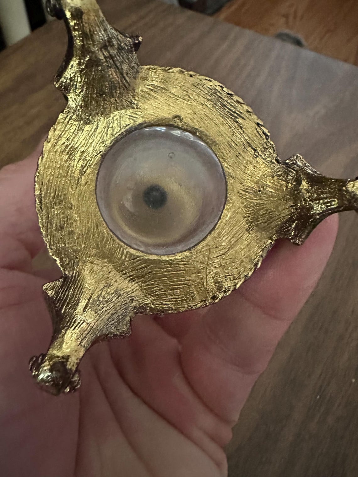Vintage 50’s Matson Glass Ormolu Gold Gilt Hollywood Regency Glam 6 ...