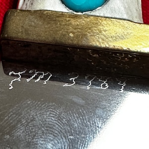 Vintage 80’s Ted Miller Native American Carved Inlaid Turquoise ...