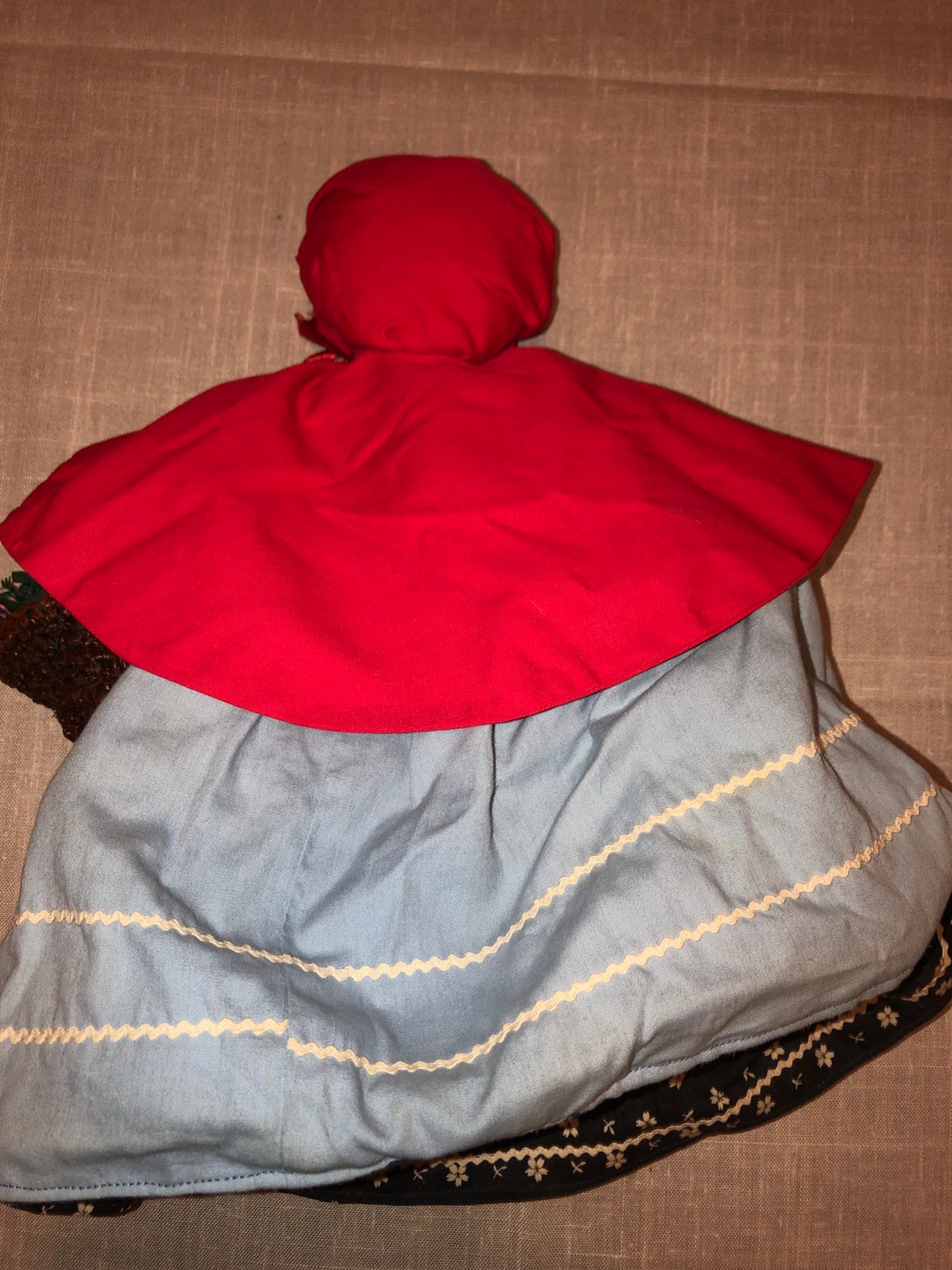 Vintage 50's Little Red Riding Hood Grandma Grandmother | Etsy