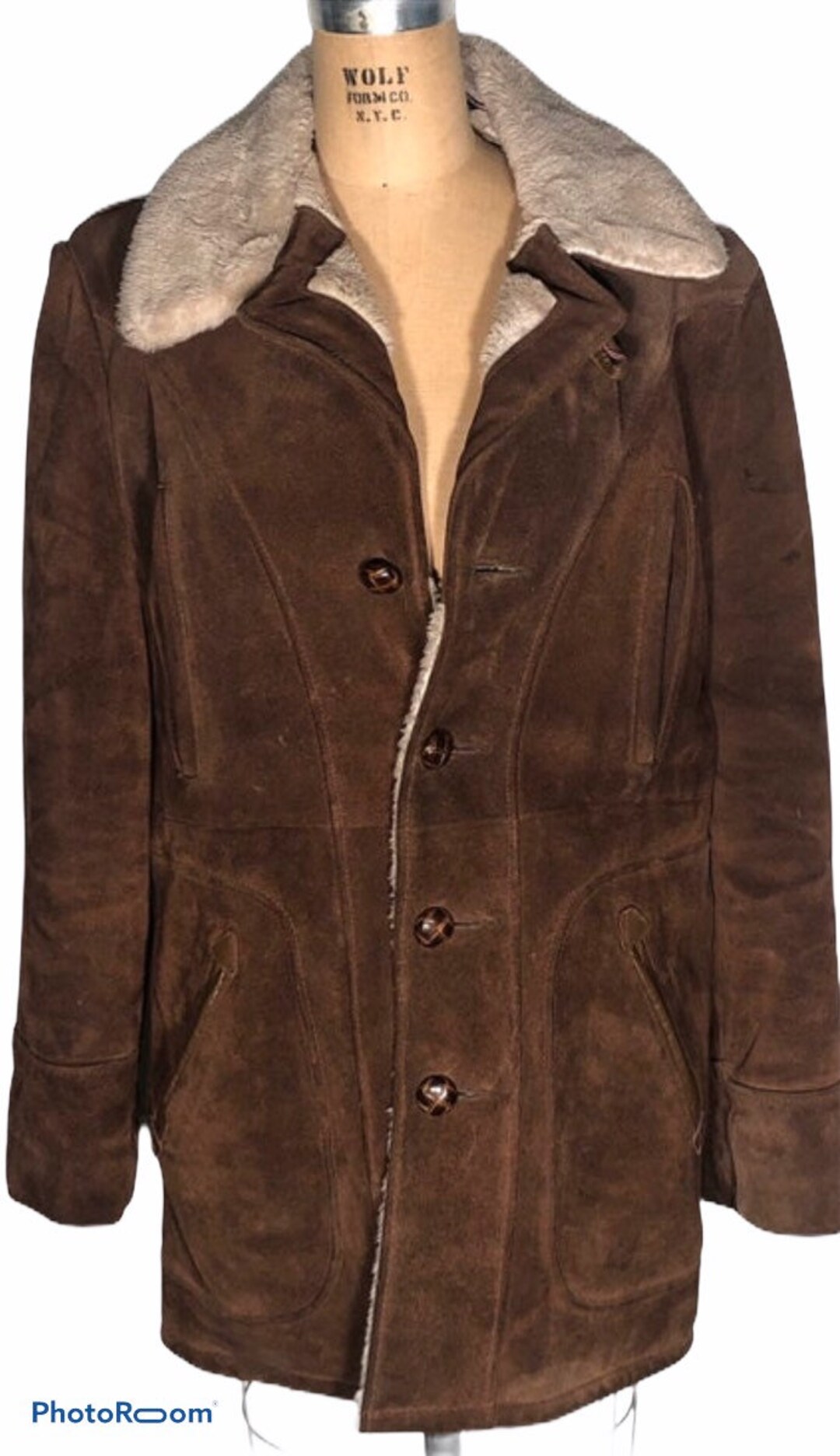 Vintage 70/80’s Schmitt New York Authentic Western Rancher Suede Faux ...