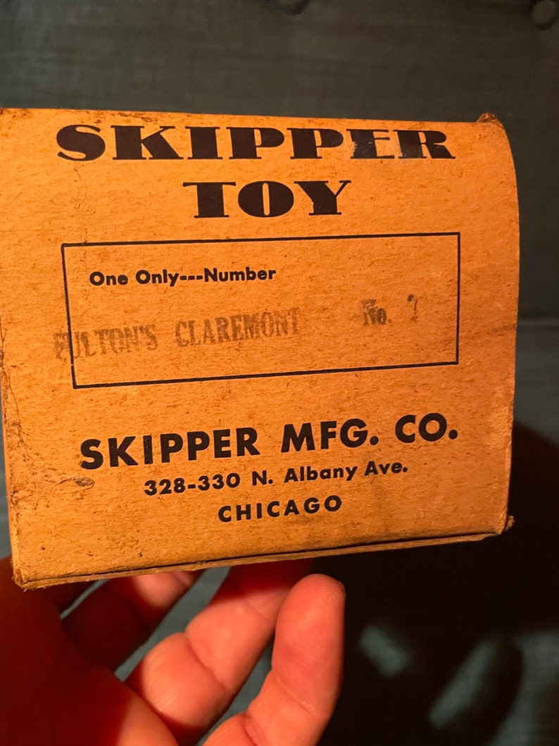 Vintage 30s RARE Skipper Toy Mfg Co Chicago IL 12 Long - Etsy