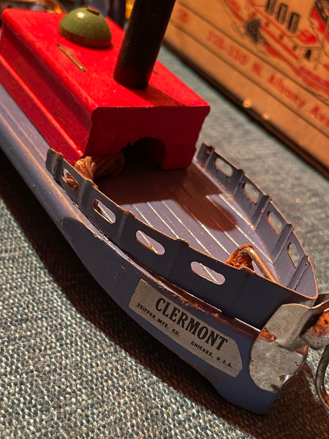 Vintage 30’s RARE Skipper Toy Mfg Co Chicago IL 12” Long Claremont ...