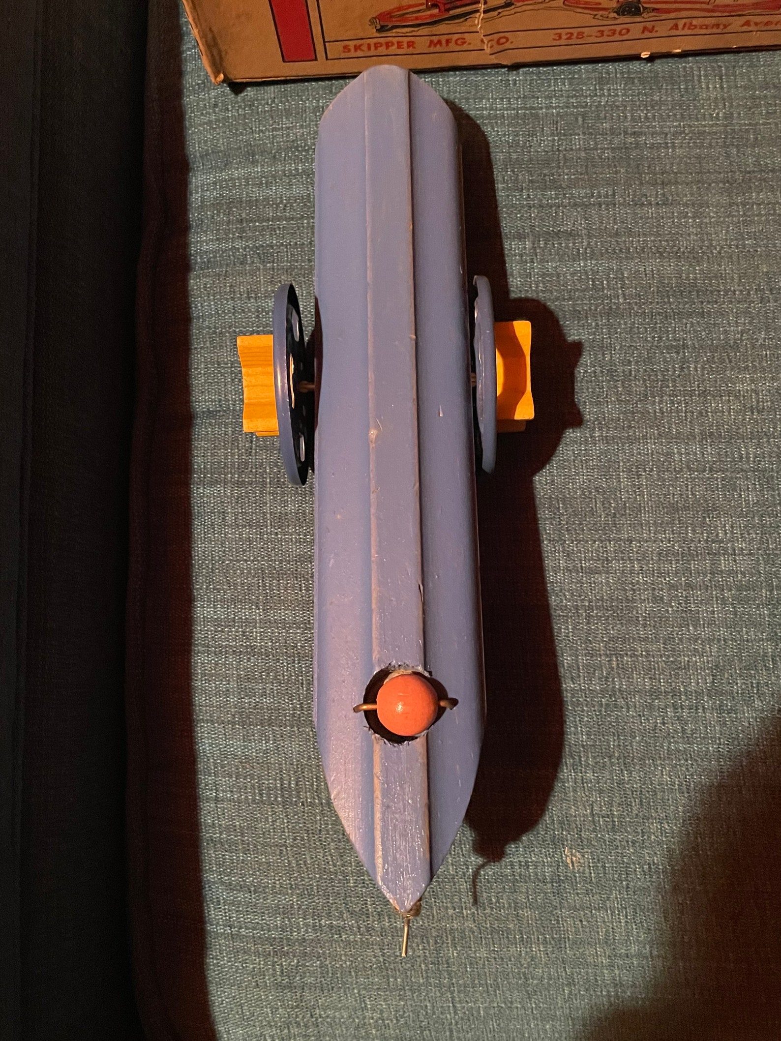 Vintage 30’s RARE Skipper Toy Mfg Co Chicago IL 12” Long Claremont ...