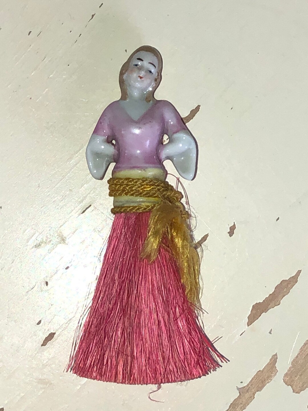 Vintage 20’s Porcelain Victorian Art Deco Nouveau Half Doll Handel ...