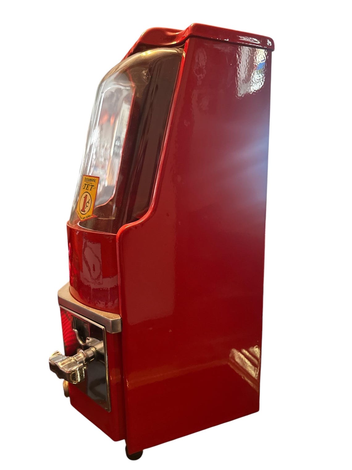 Vintage 70’s Northwestern Jet 1 Cent Red Bubblegum Candy Dispenser ...