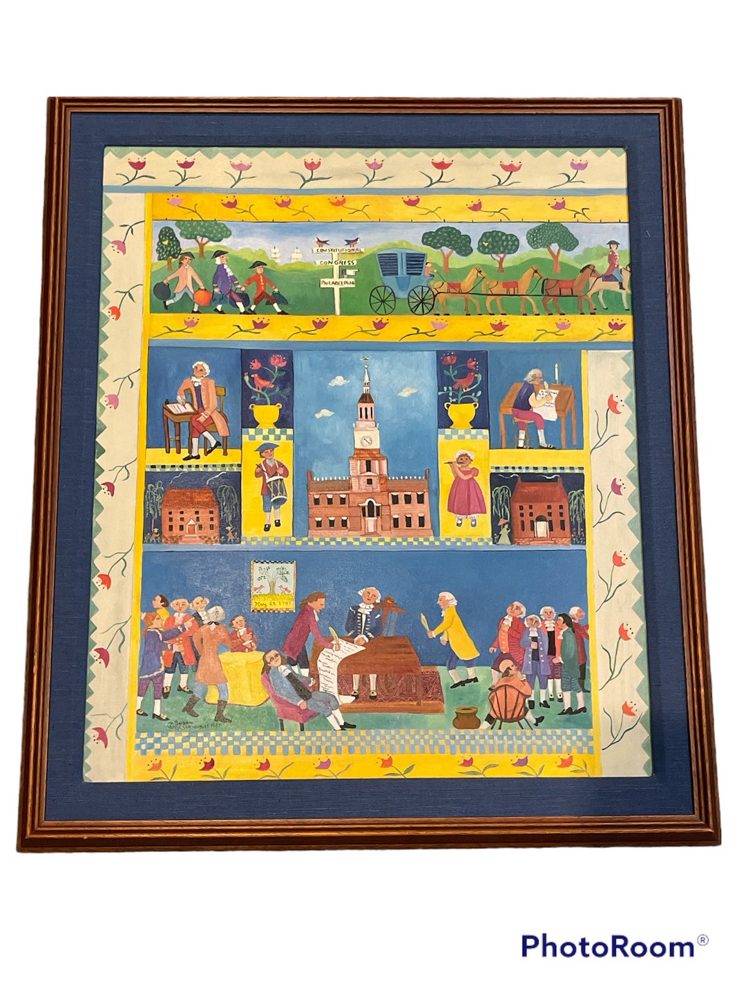 Vintage 1987 Barbara Olsen Oil on Canvas Original Signed Painting ...