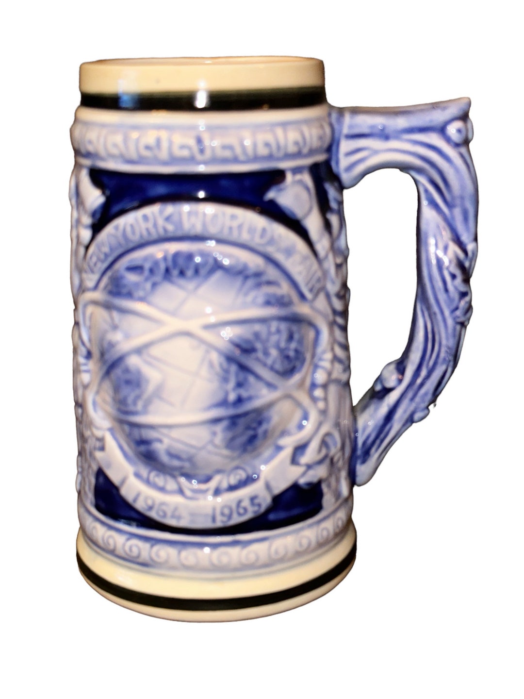 Vintage 1964 New York Worlds Fair Beer Drink Stein Mug Made in Japan 6 ...