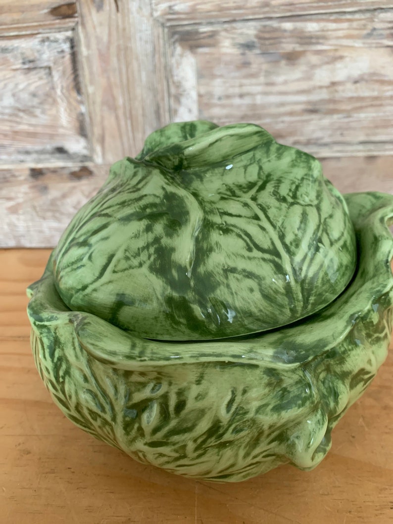 Vintage Holland Mold Ceramic Cabbage 1980s - Etsy