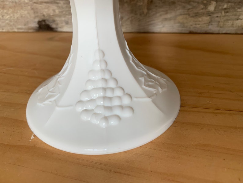 Milk Glass Cake Stand Colony Harvest - Etsy