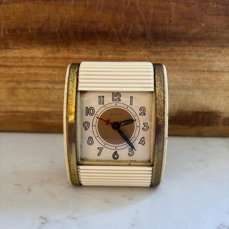 Vintage Travel Clock - Etsy
