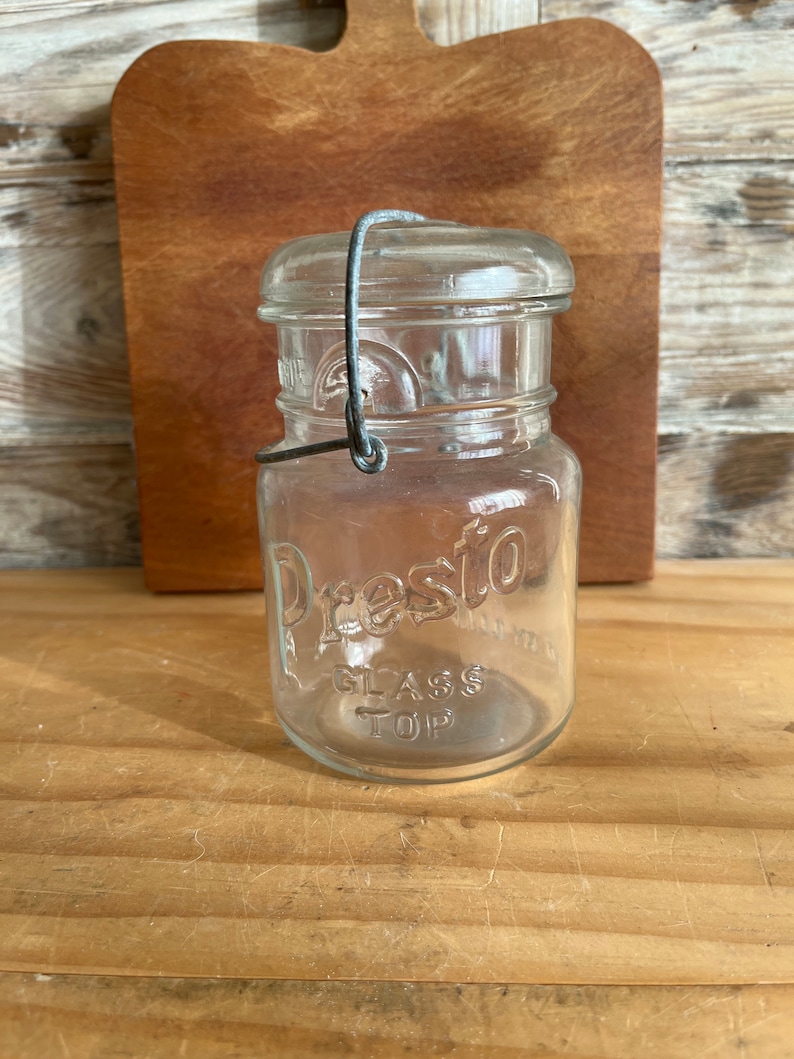 Vintage Presto Pint Glass Canning Jar - Etsy