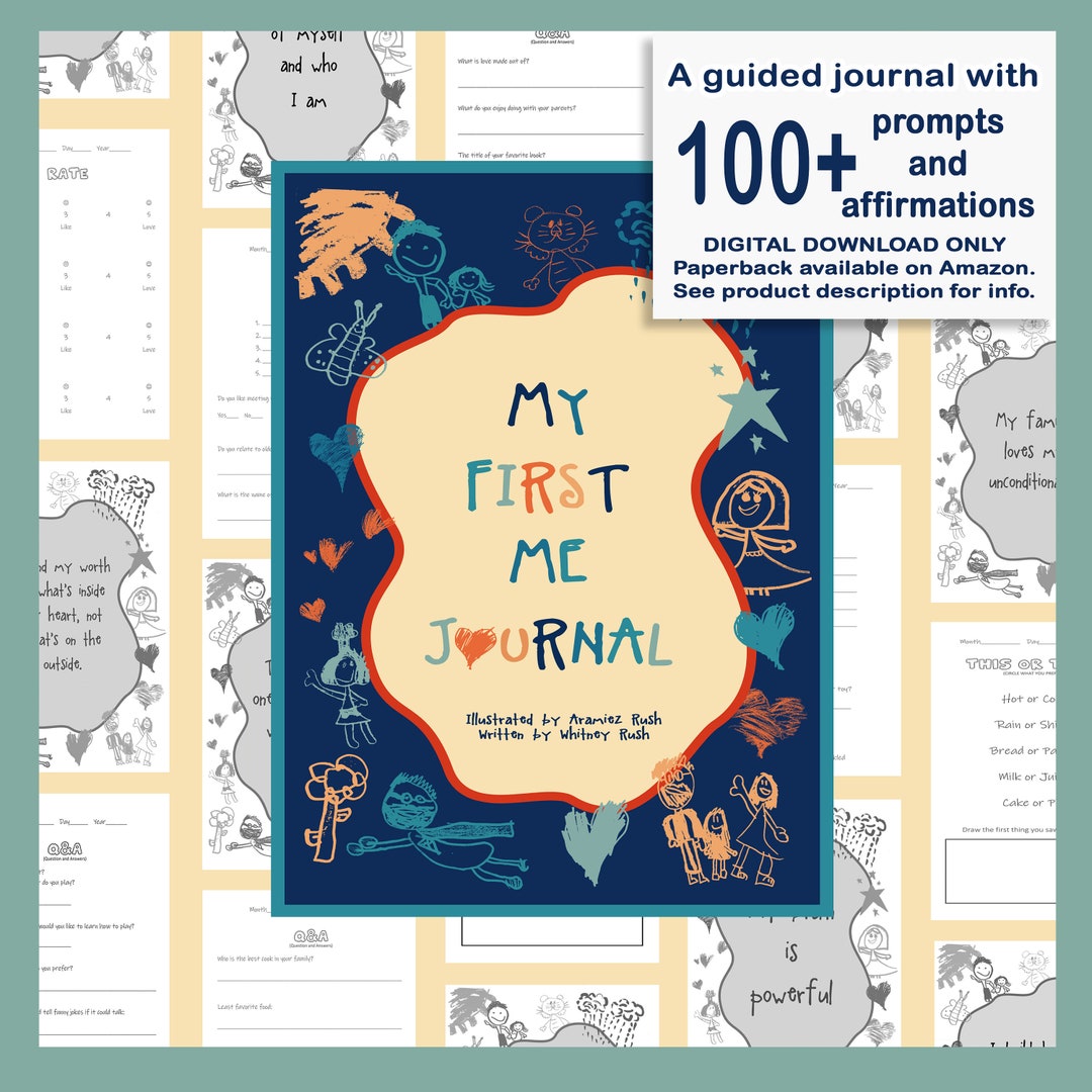 My First Me Journal - Guided Prompts and Affirmations to Nurture ...