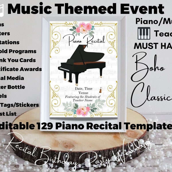 Piano Recital - Etsy