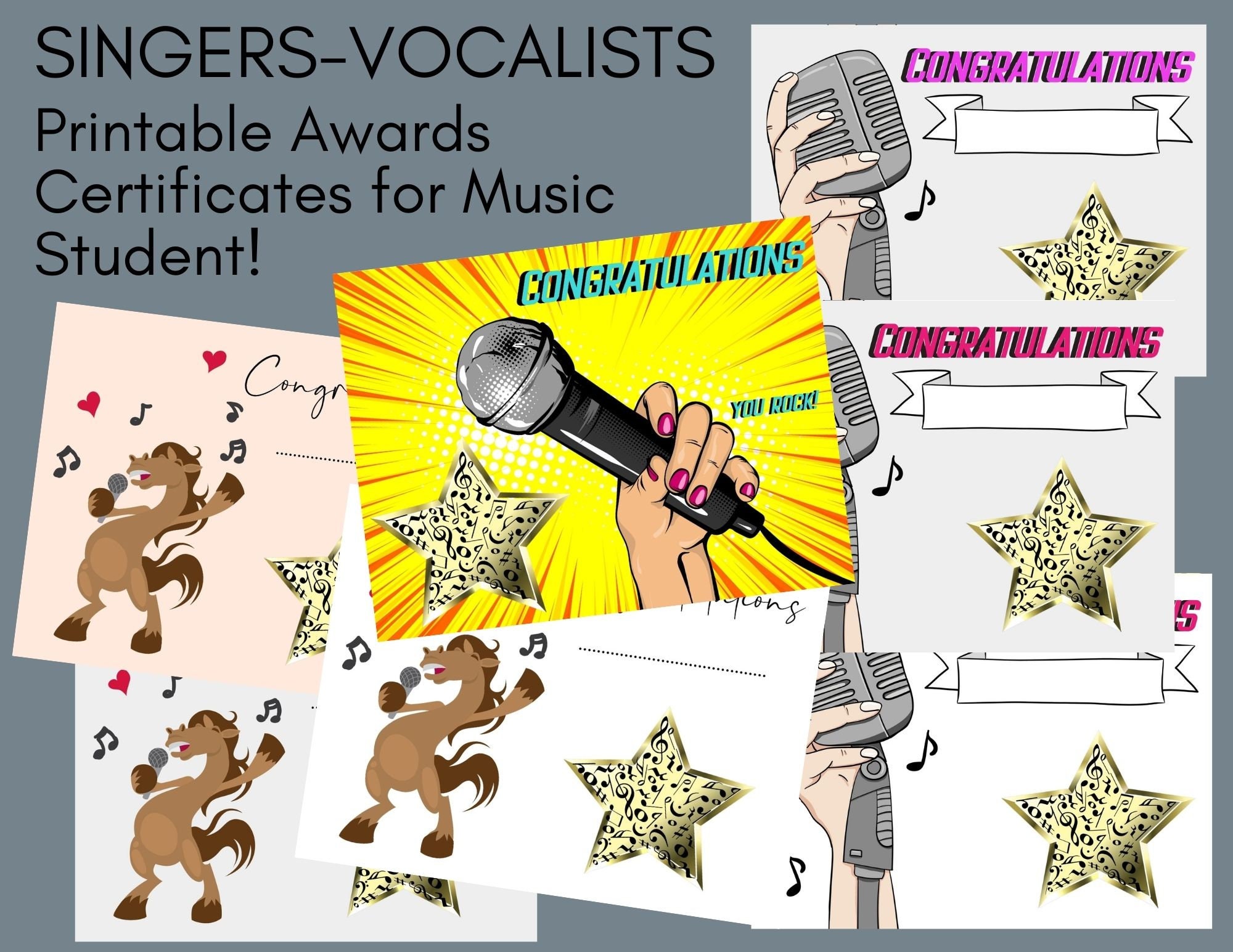 You Rock Award Template