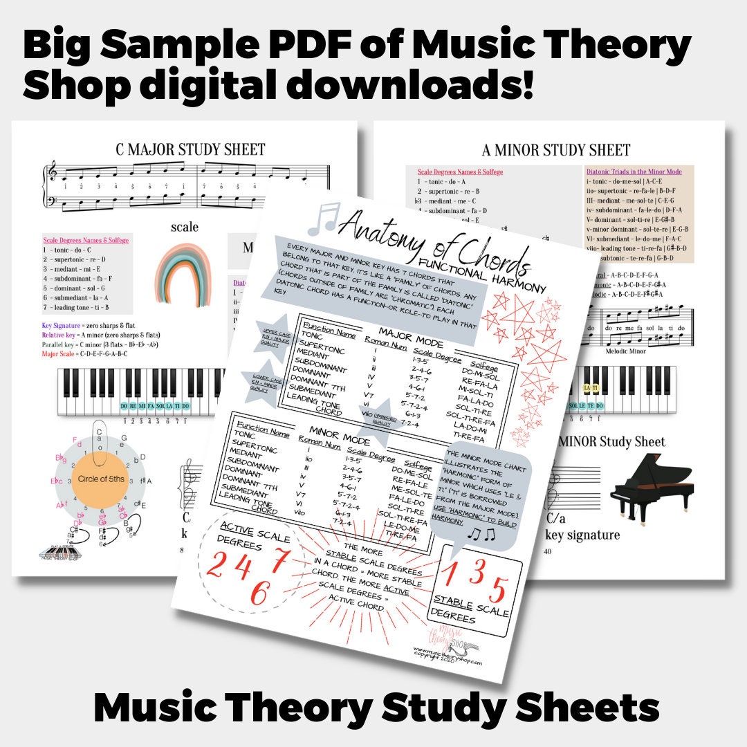 Nearly FREE Music Study Digital Download PDF, Printable, Music Teacher ...